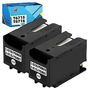 IN INTACTECH T6715 T6716 Maintenance Box Replacement for T671500 Ink Maintenance Box Work for Workforce Pro WF-4740 WF-4730 WF-3820 WF-4830 WF-4720 EC-4020 WF-4734 EC-4030 WF-C5210 WF-C5290 WF-C5710