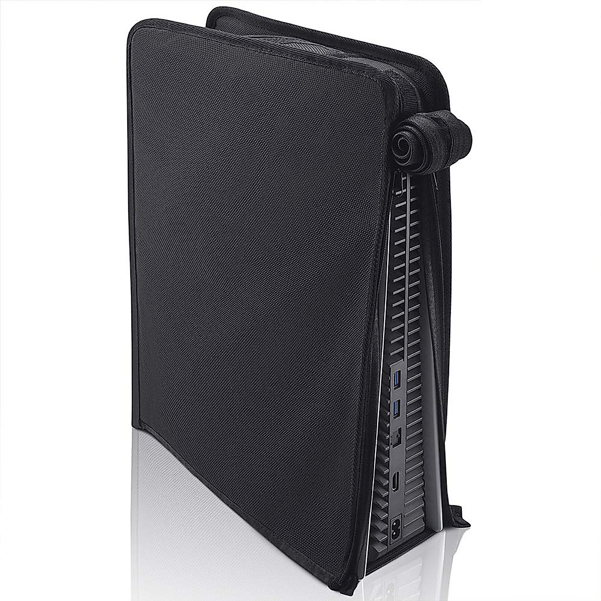 Cybcamo Dust Cover for PS5 Console, Waterproof Nylon Protector Cover with Anti Scratch Soft Velvet Lining for Playstation 5 Console Digital Edition & Regular Edition