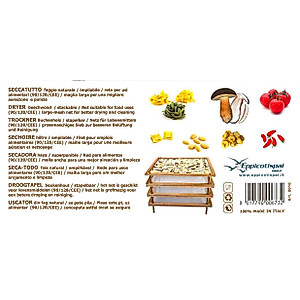 Eppicotispai Beechwood Stackable Food Dryer with Net