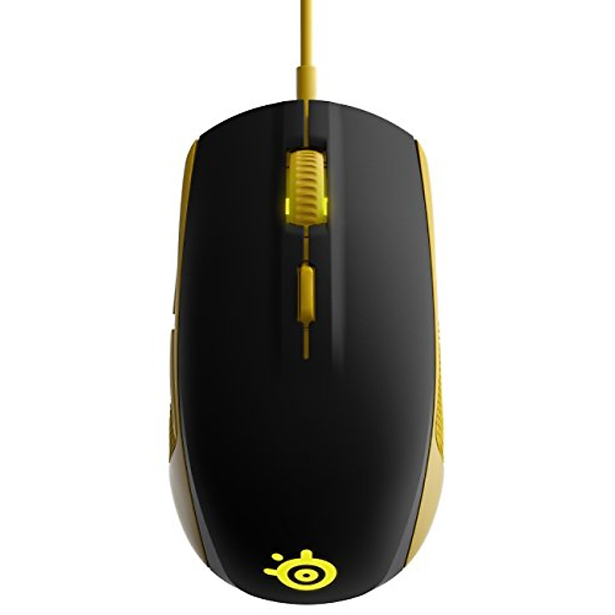 SteelSeries Rival 100, Optical Gaming Mouse - Proton Yellow