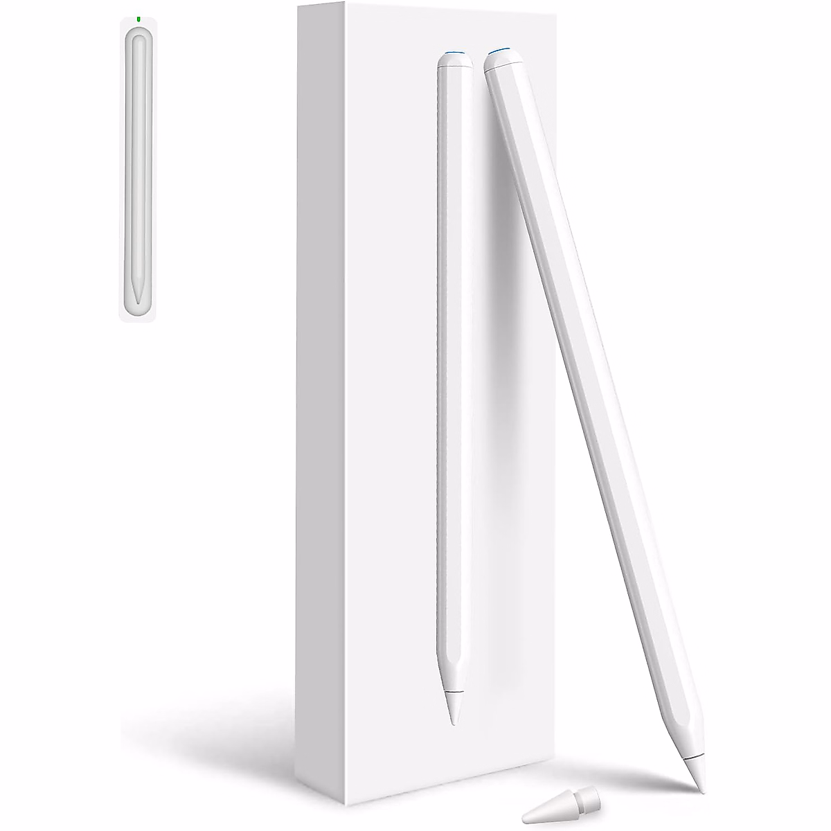 Same as Apple Pencil 2nd Generation with Magnetic Wireless Charging & Charger, Buletooth, Accessories Compatible with Mini 6, Air 4/5, Pro11” 1/2/3/4, Pro12.9” 3/4/5/6