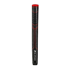 Orlimar Golf F80 Mallet Putter, Men's Right Handed 34" Black/Red with Oversize Putter Grip