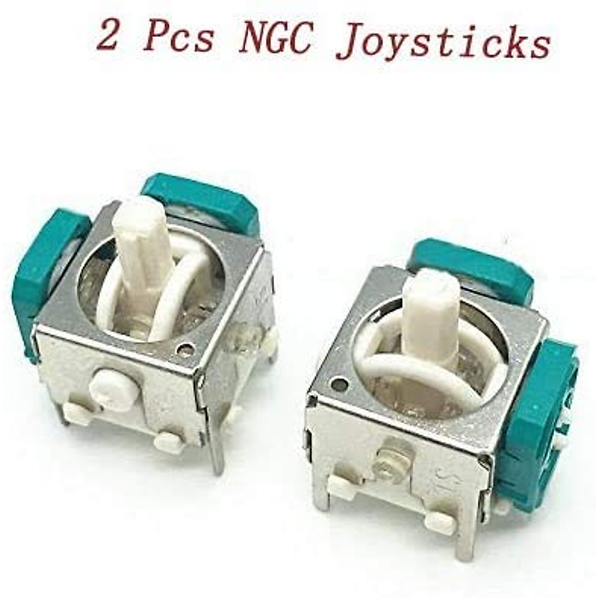 2 pcs 3D Analog Joystick Thumb Stick for NGC Gamecube Controller Replacement