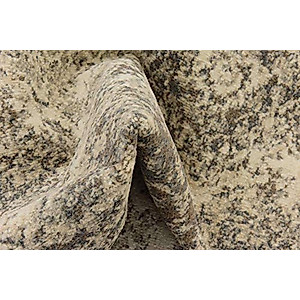 Unique Loom Tuareg Collection Vintage Distressed Traditional Area Rug, 9 x 12 ft, Beige/Brown