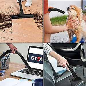 Stealth Wet/Dry Vacuum 5 Gallon, 5.5 Peak HP Shop Vacuum with Blower for Home, Garage, Car, Workshop,EMV051