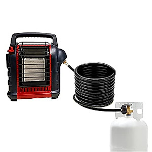 WADEO 18FT Propane Hose Adapter for Coleman, Propane Adapter Hose 1lb to 20lb, Converts Camping Stove, Tabletop Grill, Portable Heater to 5-40lb Tank