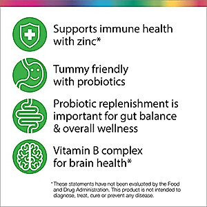 Rainbow Light Multivitamin for Kids, Vitamin C, Zinc, & B Complex, Support for Growing Minds & Bodies, Gluten Free, Vegetarian, Fruit Punch, 90 Tablets