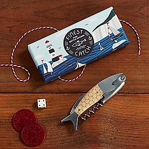 Two's Company The Finest Catch 3-in-1 Bottle Tool Opener in Gift Box