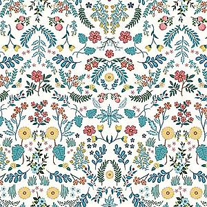 JiffDiff Boho Peel and Stick Wallpaper Floral Wallpaper Vintage Textured Wallpaper for Bedroom, Contact Paper Peel and Stick Kitchen Cabinet Furniture Nursery Renter Friendly Wallpaper