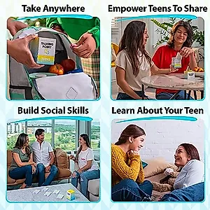 200 Teens Conversation Cards - Connecting Parents with their Teenagers - Reduce Screentime with Fun & Deep Conversation - Avoid Conflict, Improve Communication & Learn More About Your Teen Boy or Girl
