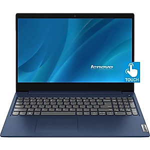 2021 Lenovo IdeaPad 3 15.6" HD Touch Screen Laptop, Intel Dual-Core i3-10110U Up to 4.1GHz, 8GB DDR4 RAM, 256GB PCI-e SSD, Webcam, WiFi 5, HDMI, Bluetooth, Windows 10 S - Abyss Blue + TiTac Card