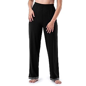 Fruit of the Loom Women's Plus Size Short Sleeve Tee and Pant 2 Piece Sleep Pajama Set, Black, 4X