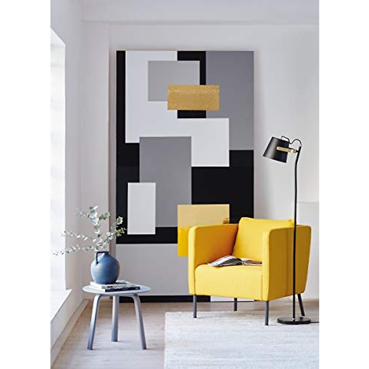 d-c-fix Peel and Stick Contact Paper Grey Matt Plain Look Self-Adhesive Film Waterproof & Removable Wallpaper Decorative Vinyl for Kitchen, Countertops, Cabinets 26.5" x 78.7"