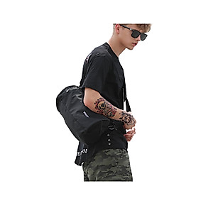 Sports Gym Bag for Men and Women Workout Bags Mens Gym Bag Black Small