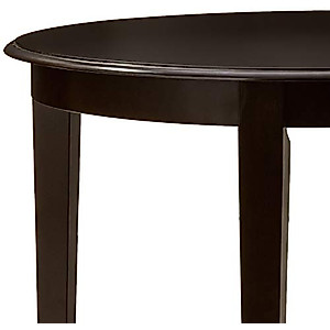 East West Furniture BOT-CAP-T Boston Round Modern Dining Table for Small Spaces, 42x42 Inch, Cappuccino
