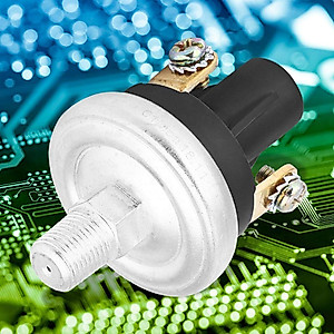 309-0641-03 1/8" NPT Oil Pressure Switch, Low Oil Pressure Alarm Switch, Three-Wire Output, 1/8-27 NPT Thread