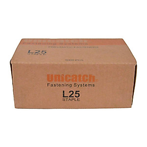 Senco L Series 18 Gauge Narrow 1/4 Inch Crown Staples - 1 Inch Legth (5,000/Box)