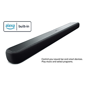 Yamaha ATS-2090 Sound Bar with Wireless Subwoofer, Bluetooth, and Alexa Voice Control Built-in (Renewed), Black