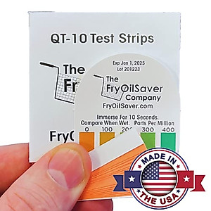Steramine Quat Test Strips for Food Service, 30 x QT-10, Test Strips to Measure 0-400 ppm, for Testing Sanitizing Solutions Made with Steramine Quaternary Tablets, Hydrion QT-10E, 2 x Envelopes