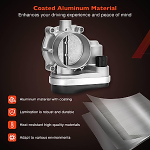 Throttle Body Assembly with IAC TPS | for 2006-2011 Chrysler 300 Sebring Town Country Dodge Avenger Grand Caravan Journey 2.7L 3.5L 4.0L | Replace# 4861691AA, 4861694AA, 04861691AA, 04861694AA