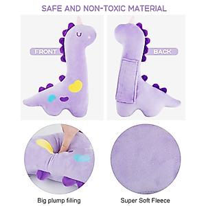 Icepark Seat Belt Pillow for Kids, Seatbelt Pillow Seat Belt Covers Kids Neck Pillow Car Shoulder Pads Safety Belt Protector Cushion, Plush Soft Seat Strap Headrest Neck Support (Unicorn)