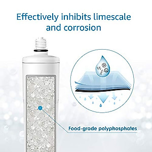 AQUACREST AP431 Replacement Cartridge for Aqua-Pure AP430SS, Whole House Scale Inhibitor Water Filter, Helps Prevent Scale Build Up On Hot Water Heaters and Boilers, Pack of 1