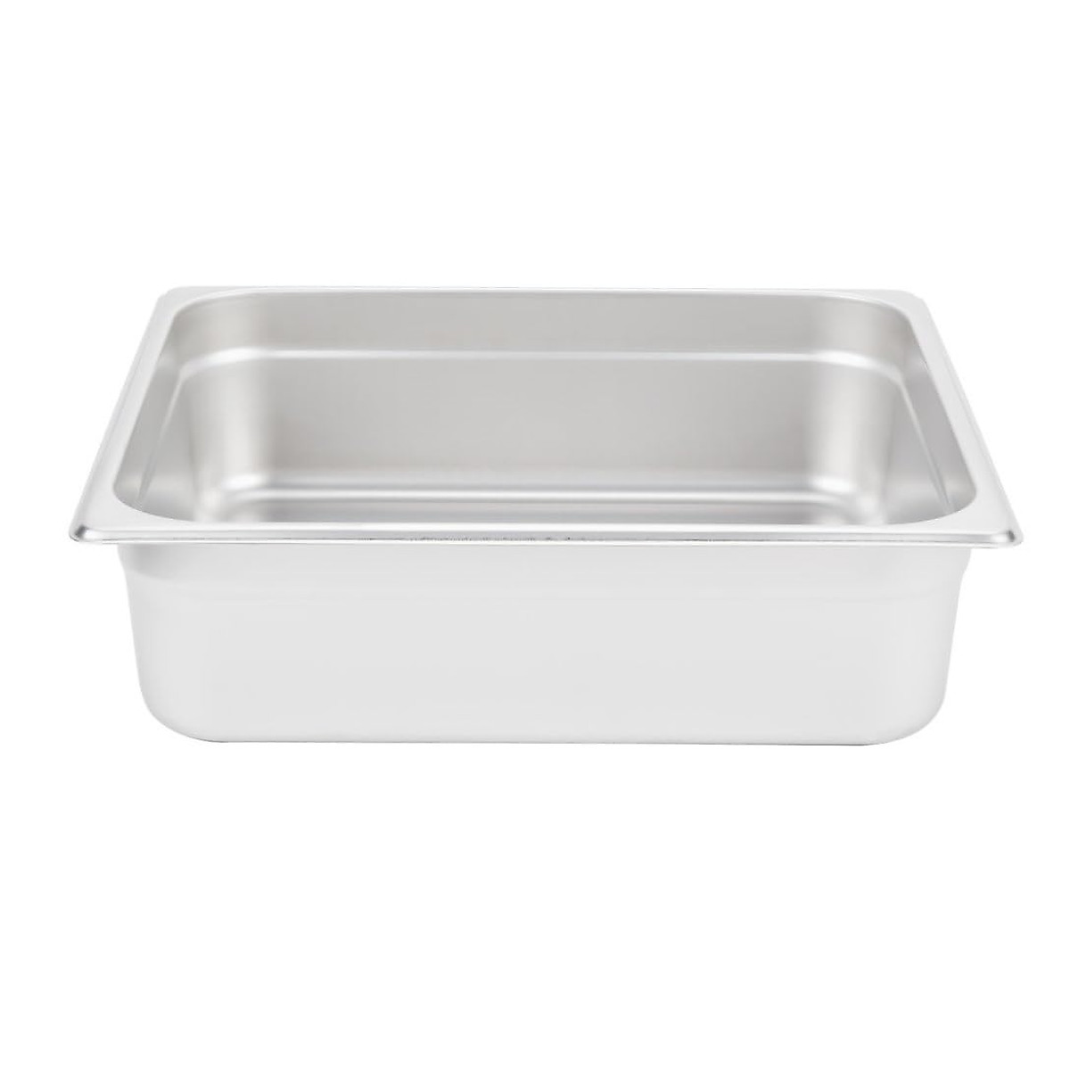 Soro Essentials- Two-Third Size 4" Deep Stainless Steel Anti-Jamming Steam Table Pan 24 Gauge- Chafer Food Pan Stackable Anti-Jam Steam Pan for Hotel Restaurant Supplies Party Buffet Event Catering