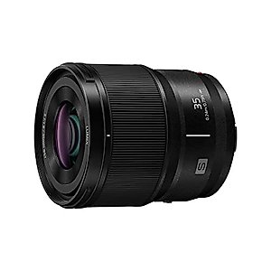 Panasonic LUMIX S Series Camera Lens, 35mm F1.8 L-Mount Interchangeable Lens for Mirrorless Full Frame Digital Cameras, S-S35
