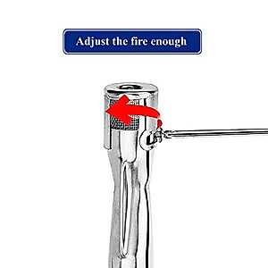 Utheer 69785 18 Inch Grill Burner Tube for Weber Spirit 200, Spirit E210 S210 E220 S220 Spirit II E/S-210 Series Gas Grills with Up Front Controls (2013 Model Years and Newer), 304 Stainless Steel