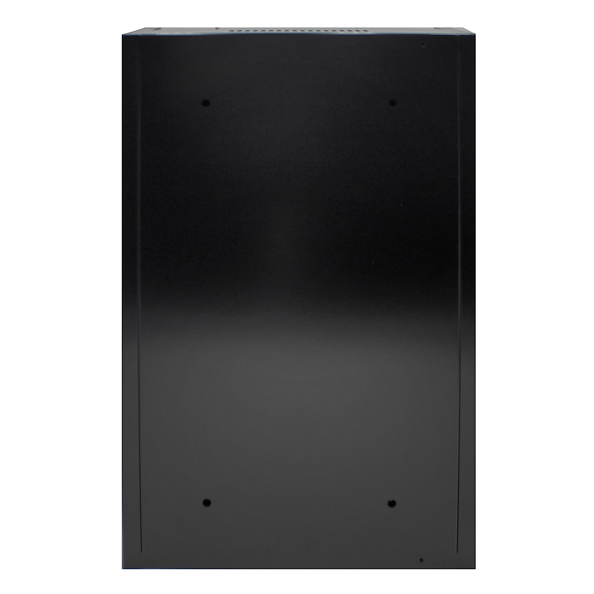 Electriduct 2U Wall Mount Rack Enclosure Network Cabinet Solid Door Black Powder Coated Steel with Lock