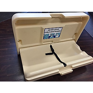 Koala Kare KB200-00 Horizontal Wall Mounted Baby Changing Station, Cream (Light Cream)