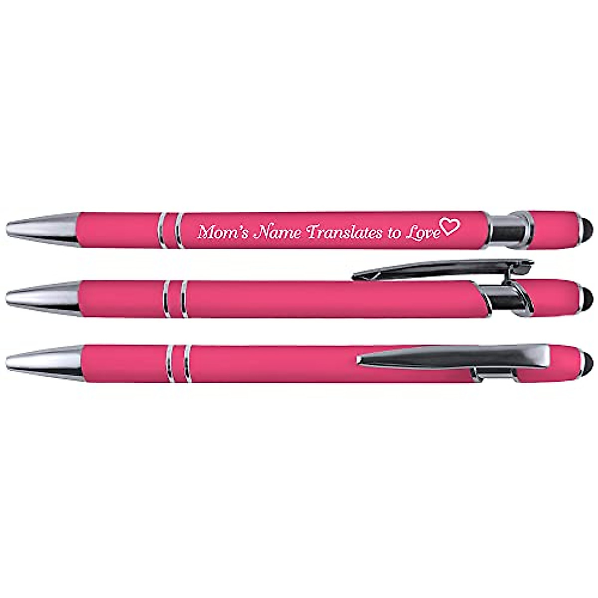 Greeting Pen Mom Comfort Feel Stylus Metal Pen Duo - 6 Pack (6080)