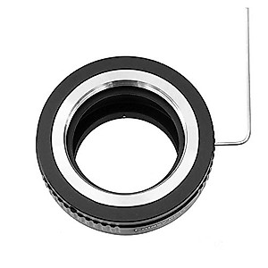 Fotasy Copper Adjustable M42 Lens to E Mount Adapter, 42mm Screw Mount to E Mount, Compatible with Sony a7 a7R a7s II III IV a9 a7c Alpha 1 a6600 a6500 a6400 a6300 a6100 a6000 a5100 a5000 a3500 ZV-E10