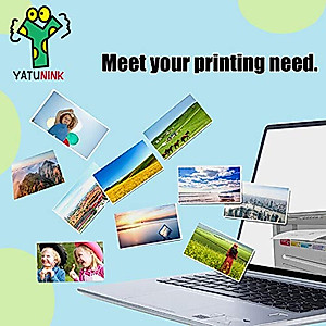 YATUNINK 1 Set Compatible Ink PGI-5BK CLI-8BK CLI-8C CLI-8M CLI-8Y Inkjet Cartridge for Canon PIXMA MP-500 MP-530 MP-830 MP-950 MP-960 MP-970 MX-850 PIXMA Ip4200 Ip4500 Ip5200