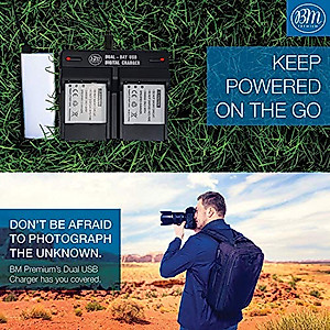 BM Premium 2 Pack of LB-060 Batteries and Dual Bay Battery Charger for Kodak PixPro AZ251, AZ361, AZ362, AZ365, AZ421, AZ501, AZ521, AZ522, AZ525, AZ526 Cameras
