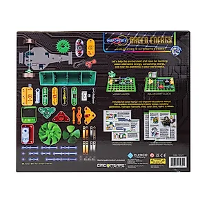 Snap Circuits Green Energy Electronics Exploration Kit | Over 125 Exciting STEM Projects | Full Color Project Manual | 45+ Snap Circuits Parts | STEM Educational Toys for Kids 8+