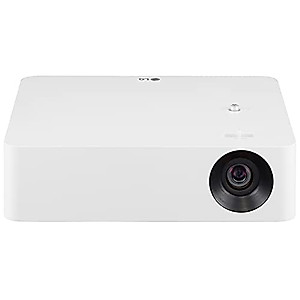 LG PF610P 120” Full HD (1920 x 1080) LED Portable Smart Home Theater CineBeam Projector, 1000 ANSI Lumen, Video, Disney+, YouTube, Apple TV and Wireless Mirroring with MiraCast