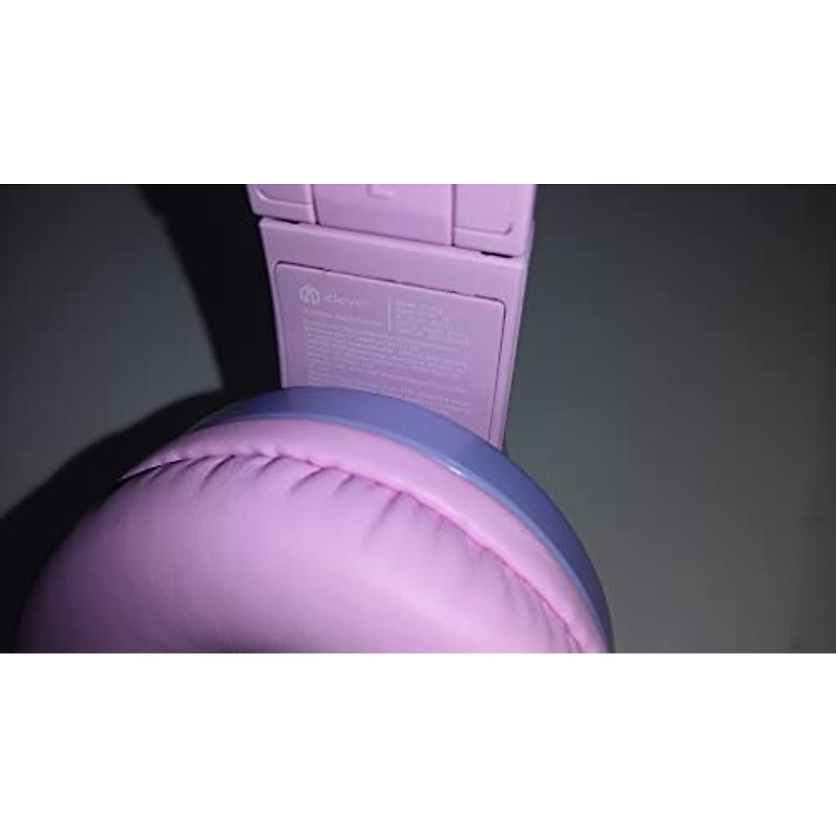 iClever BTH12 Kids Bluetooth Headphones 2 Pack,Colorful LED Lights Wireless Kids Headphones,74/85/94dB Volume Limited,55H Playtime,Bluetooth 5.2,Over Ear Headphones for iPad/Tablet/Traveling