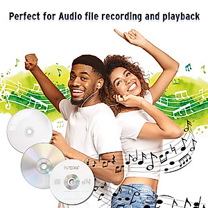 PlexDisc CD-R 700MB 52X Shiny Silver Top Recordable Media Disc - 100pk Spindle 631-105-BX