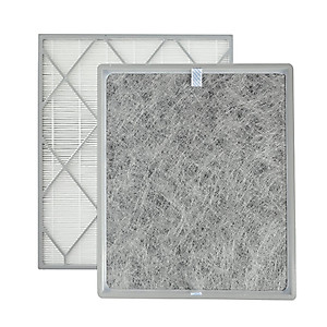 PUREBURG HE4FKPET Replacement Filter Compatible with Shark HE401 & HE402 HE405 Air Purifiers,H13 HEPA Activated Carbon 4-Stage Filtration Air Clean Dust VOCs