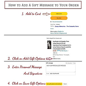 Soft Knit Sympathy Blanket to Comfort Grieving - Christian Memorial Gift