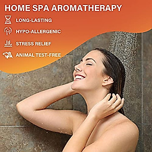 Shower Steamers Aromatherapy Gifts for Women - Variety Pack of 6 Shower Bombs with Natural Essential Oils, Self Care & Relaxation, Mothers Day Gifts for Mom, Birthday Gifts for Women, Gifts for Her