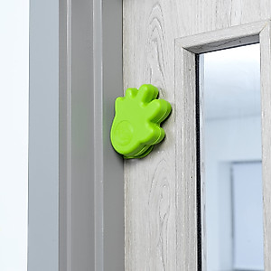 Happy Hands Anti Slam Child Door Safety Finger Trap Stoppers - 2 Pack … (Blue)