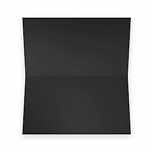 Champagne Bottle and Glasses on Black Place Cards - TENT STYLE - 10 PACK - White Blank Front with Solid Color Border - Placement Table Name Seating Stationery Party Supplies - Occasion or Dinner Event