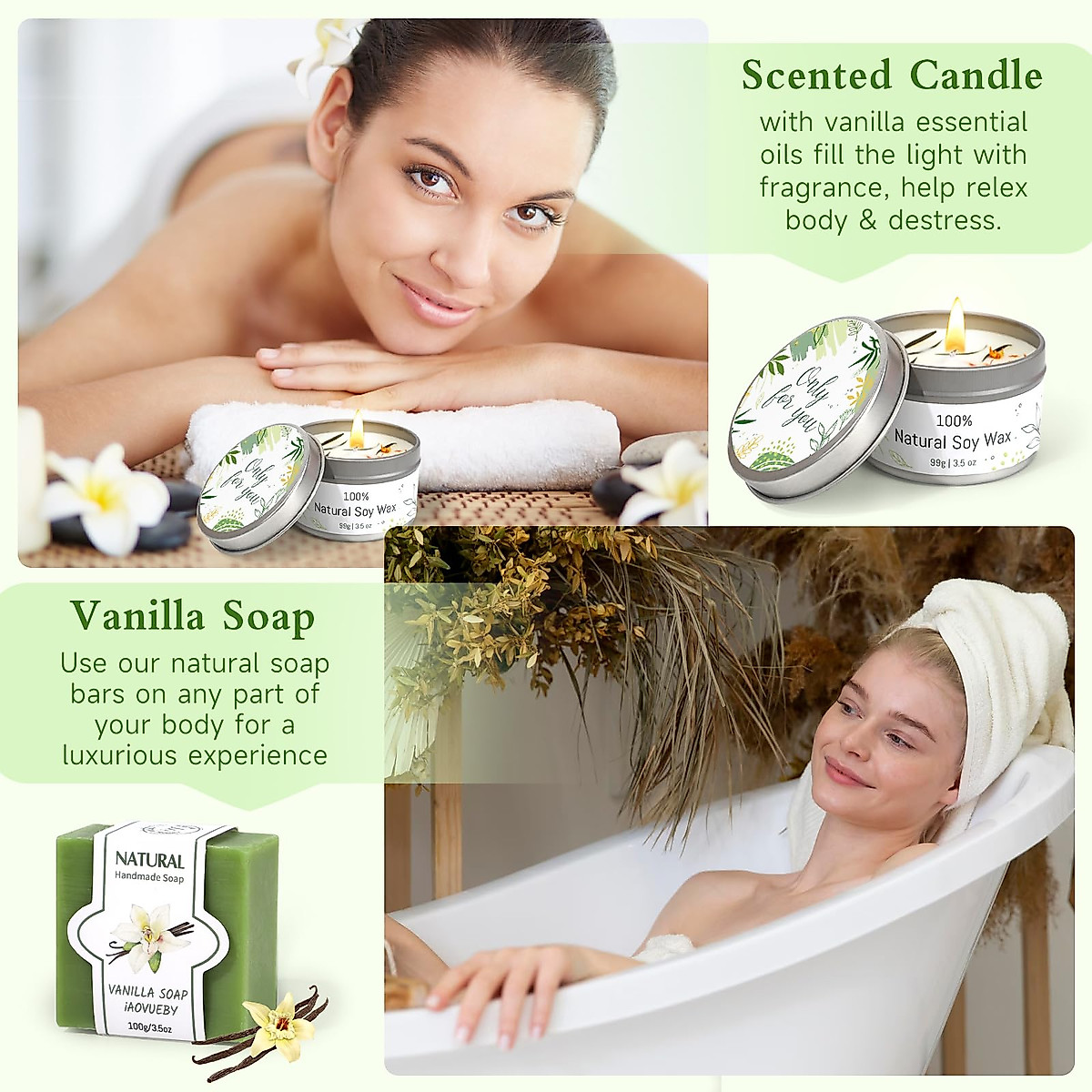 Self Care Gifts for Women, Thinking of You Care Package, Get Well Gifts For Women After Surgery, Relaxing Spa Gift Basket for Her Best Friend Mom Sister, Birthday Gifts for Women Friendship Ideas