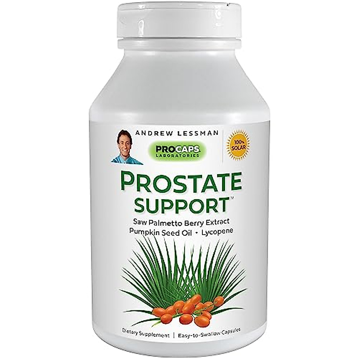 ANDREW LESSMAN Prostate Support Supplement for Men's Health, 360 Softgels, No Additives - Saw Palmetto for Men, Pumpkin Seed Oil, Lycopene & Omega-3 for Prostate Health, Urinary & Bladder Function