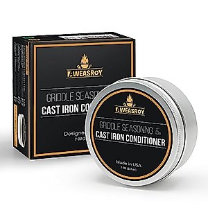 AWEASROY Griddle Seasoning for Blackstone and Cast Iron and Carbon Steel Seasoning, Maintain a Cleaner Non-Stick Skillet, 7 Ounce