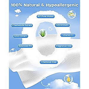 Pawaboo Dog Wipes for Paws and Butt, Unscented Hypoallergenic Pet Wipes for Dog Cat, Soft Thick Dog Grooming Wipe for Cleaning Deodorizing with Lids, Puppy Wipes for Face Ears Body- 1Pack/100Count