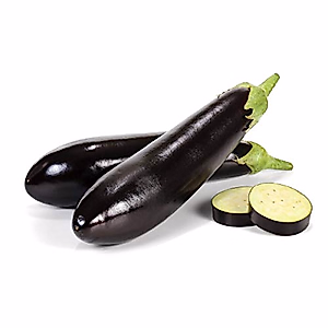 RAISE ME UP: Seeds Black Eggplant Long Pop Non GMO Heirloom