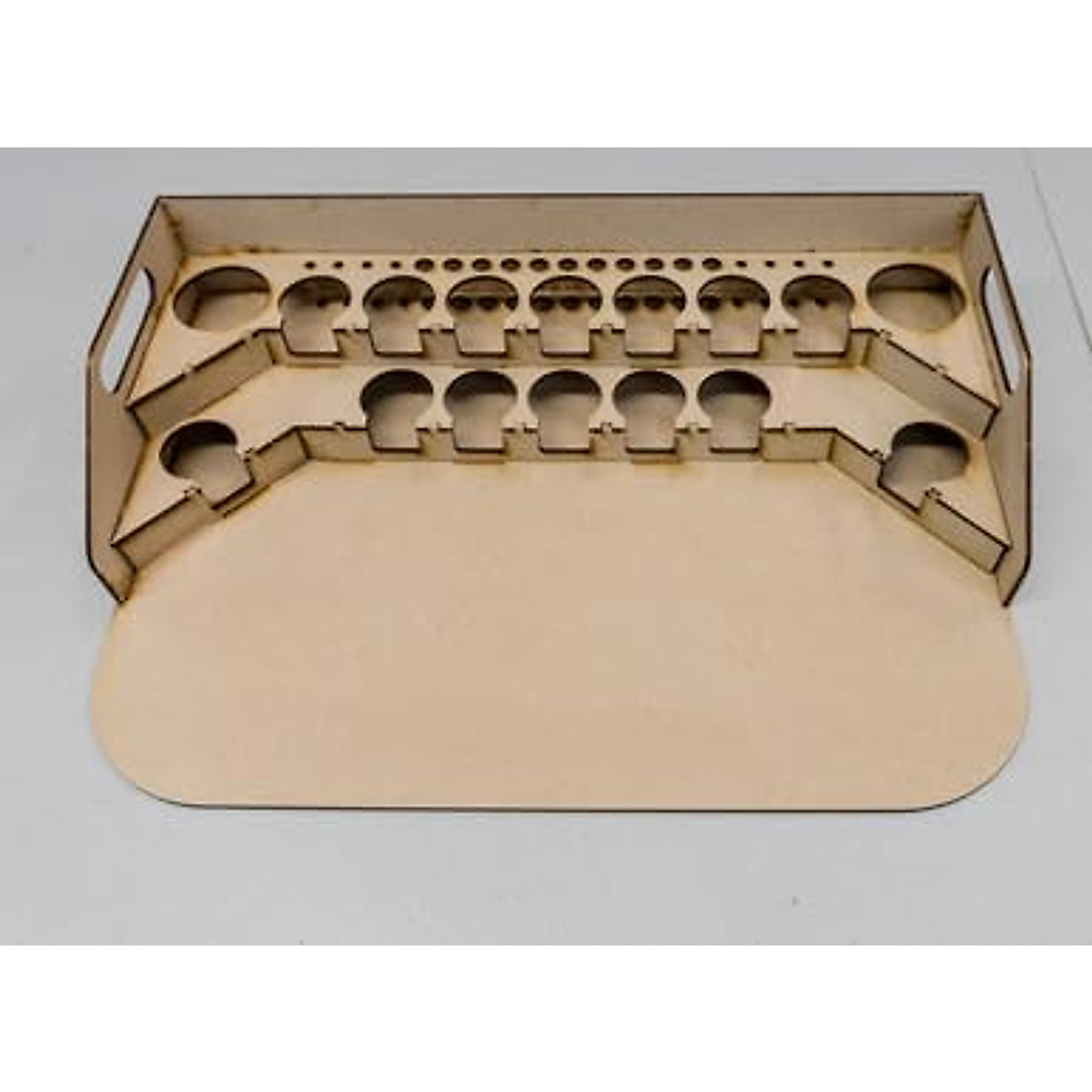 GameCraft Miniatures Painting Station - 36mm for Polly Scale, 10ml Tamiya and Similar Bottles